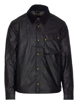 Belstaff Jacket With Velvet Collar - Black