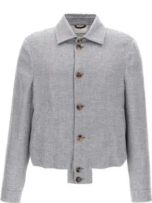 Brunello Cucinelli Diagonal Jacket - Gray