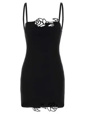 Blumarine Cadi Crepe Dress - Black