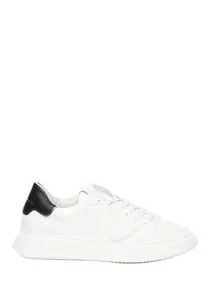 Philippe Model Philippe Model Leather Sneakers White, Black