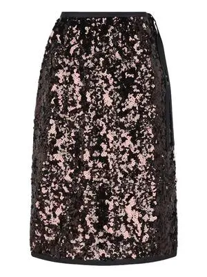 Prada Sequined Skirt - Plum