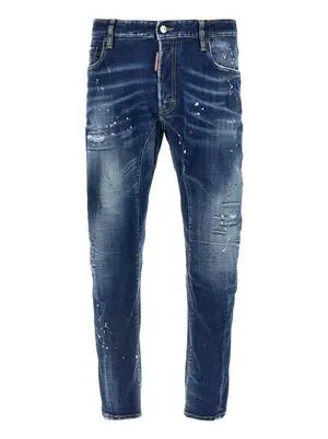 Dsquared2 Tidy Biker Jeans - Blue
