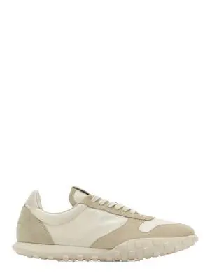 JIL SANDER Two-Tone Fabric And Suede Sneakers Multicoloured