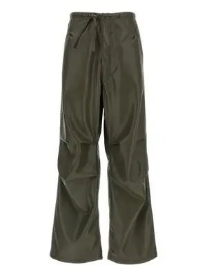 DARKPARK Wide-leg Technical Fabric Trousers - Green