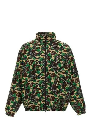 SAINT M×××××× Camouflage Print Jacket - Brown