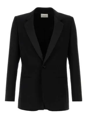 Saint Laurent Wool Blazer - Black