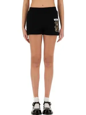 Moschino Teddy Bear Shorts Black