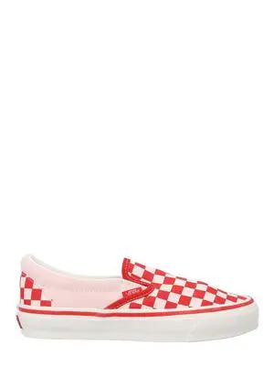 VANS Premium Slip-On Sneakers Racing Red Checker