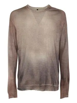 MD75 Wool Spray Crew Neck Sweater - Brown