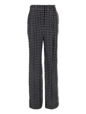 PRADA Printed Silk Pants