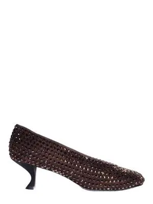LA ROSE Pumps Crystal - Brown