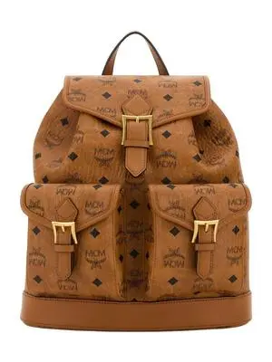 Mcm Printed Backpack Printed