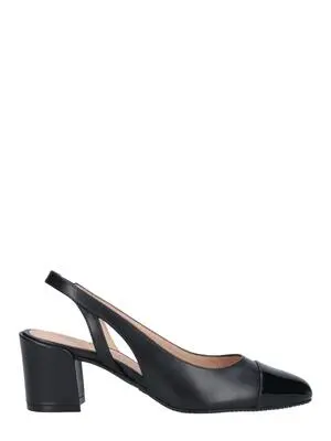 STUART WEITZMAN Sleek Leather Slingback Pumps - Black