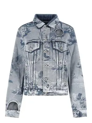 OFF-WHITE Printed Denim Jacket