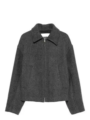 JIL SANDER Jil Sander Zip-Up Jacket Grey