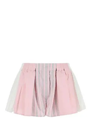 Alexander Wang Alexander Wang Printed Denim Shorts Multicoloured