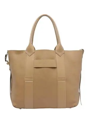 Hogan Script Medium Shopping Bag - Beige
