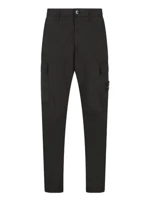 Stone Island Cargo Pants - Black