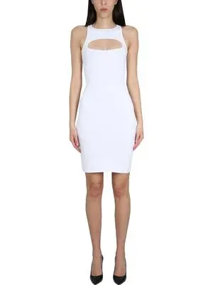 Dsquared2 Cut Out Dress - White