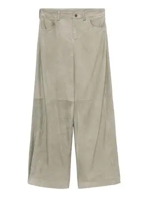 SALVATORE SANTORO Wide Leg Trousers - Green
