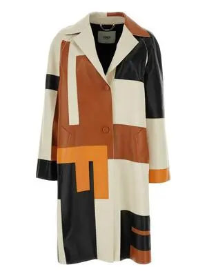 Fendi Overcoat - Multicoloured