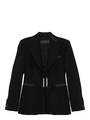 Max Mara Single-breasted Jacket - Black