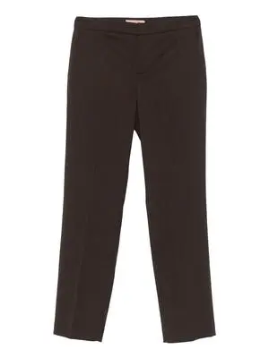 TWINSET Twill Straight Leg Trousers