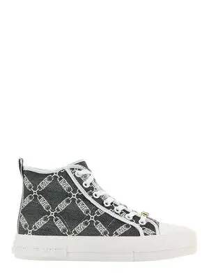 Michael Kors Embroidered Canvas High-top Sneakers - Printed