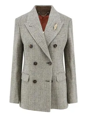 GOLDEN GOOSE DELUXE BRAND Golden Goose Double-Breasted Checked Jacket