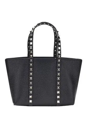 Valentino Garavani Small Rockstud Tote Bag - Black