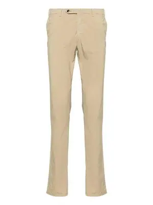 PT TORINO Double Dye Stretch Light Poplin Slim Flat Front Pants