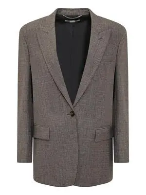Stella McCartney Long-sleeved Wool Jacket - Grey