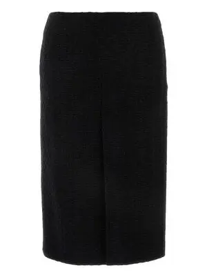 Gucci Tweed Skirt - Black