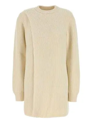 JIL SANDER Sweater Dress - White