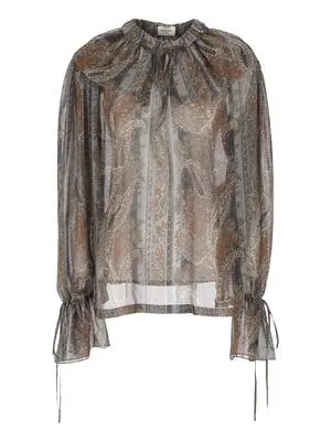 Saint Laurent Silk Blouse - Multicolour