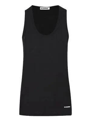 JIL SANDER Tank Top - Black