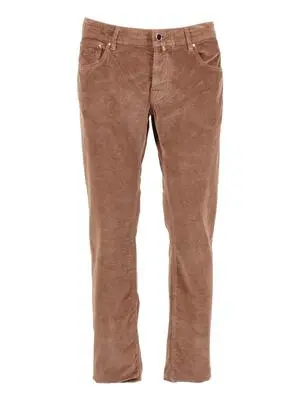 Jacob Cohen Slim Fit Five-pocket Jeans - Brown