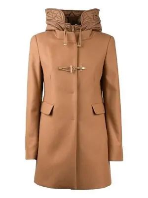 FAY Toggle Coat - Brown
