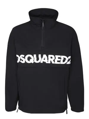 Dsquared2 Cotton Windbreaker - Black