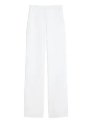Max Mara Wool Trousers - White