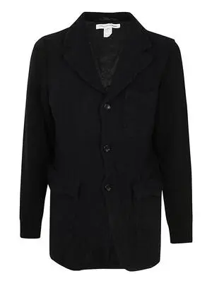 Comme Des Garçons Comme Des Garçons Woven Jacket Blue
