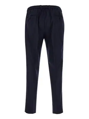 Dolce & Gabbana High Waist Wool Pants - Blue