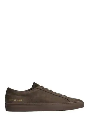 COMMON PROJECTS Achilles Suede Sneakers Brown