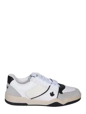 Dsquared2 Leather Sprinter Sneakers White