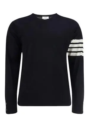 Thom Browne Virgin Wool Sweater - Blue