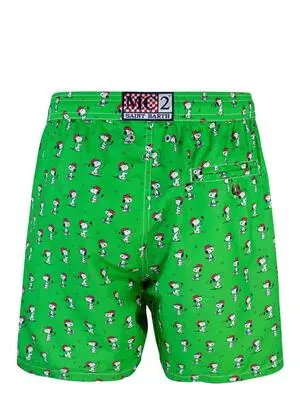 MC2 SAINT BARTH Printed Board Shorts - Green