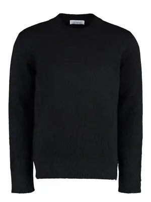 Off-White Mohair Blend Sweater - Black