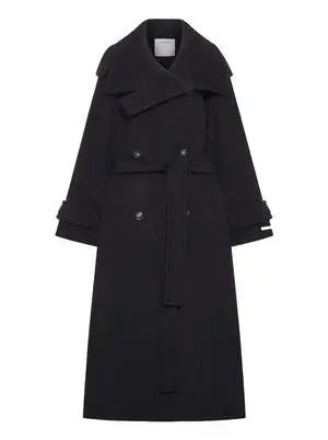 SPORTMAX Sportmax Double-Breasted Belted Coat