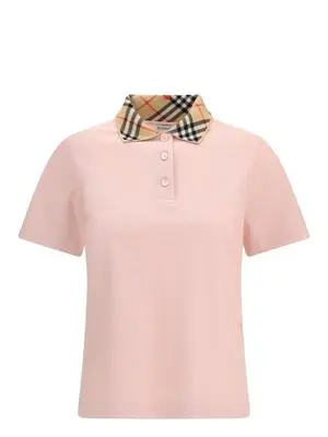 Burberry Polo Shirts Pink