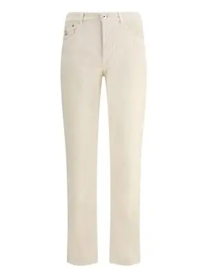 Brunello Cucinelli Corduroy Pants - White